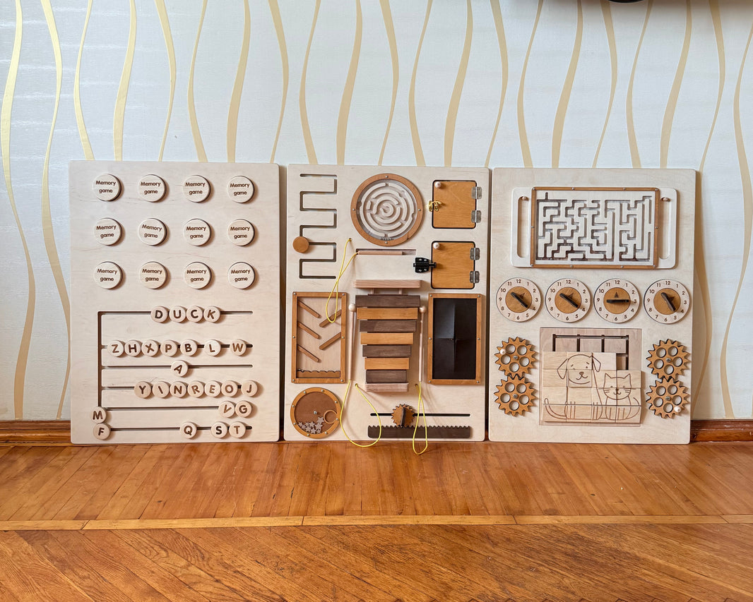 Wooden Sensory Wall Panels for Autism & Classrooms – BAF Space – BAFSPACE