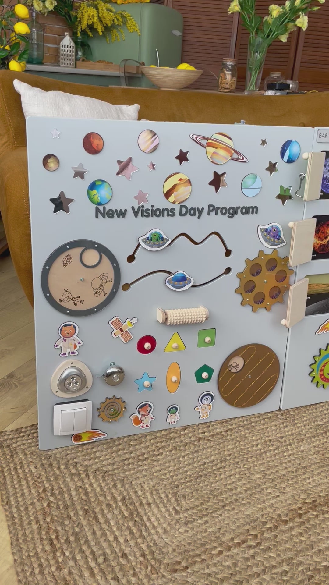 Wooden Sensory Wall Panels for Autism & Classrooms – BAF Space – BAFSPACE